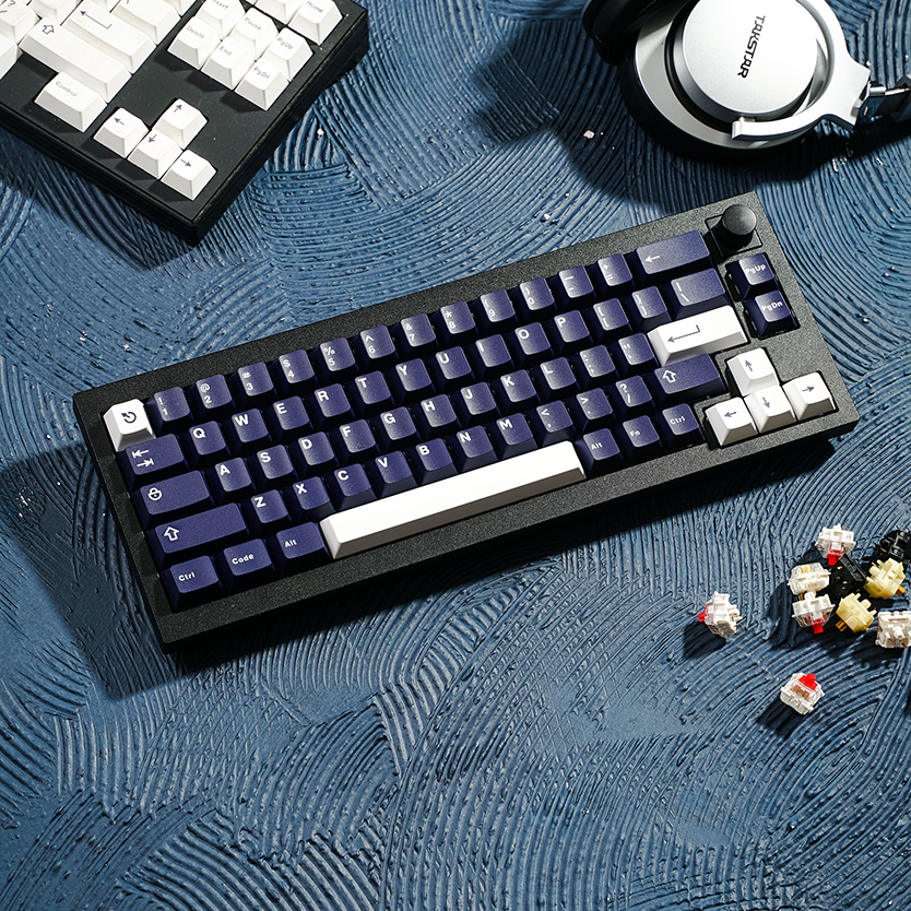 Jual Keycap For Mechanical Keyboard Keycaps Deep Navy Blue Biru Cherry ...