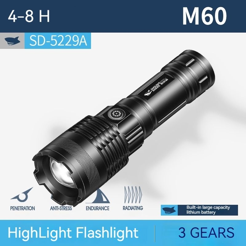 Jual SENTER LED SMILING SHARK SD-5229 M60 ZOOM | Shopee Indonesia