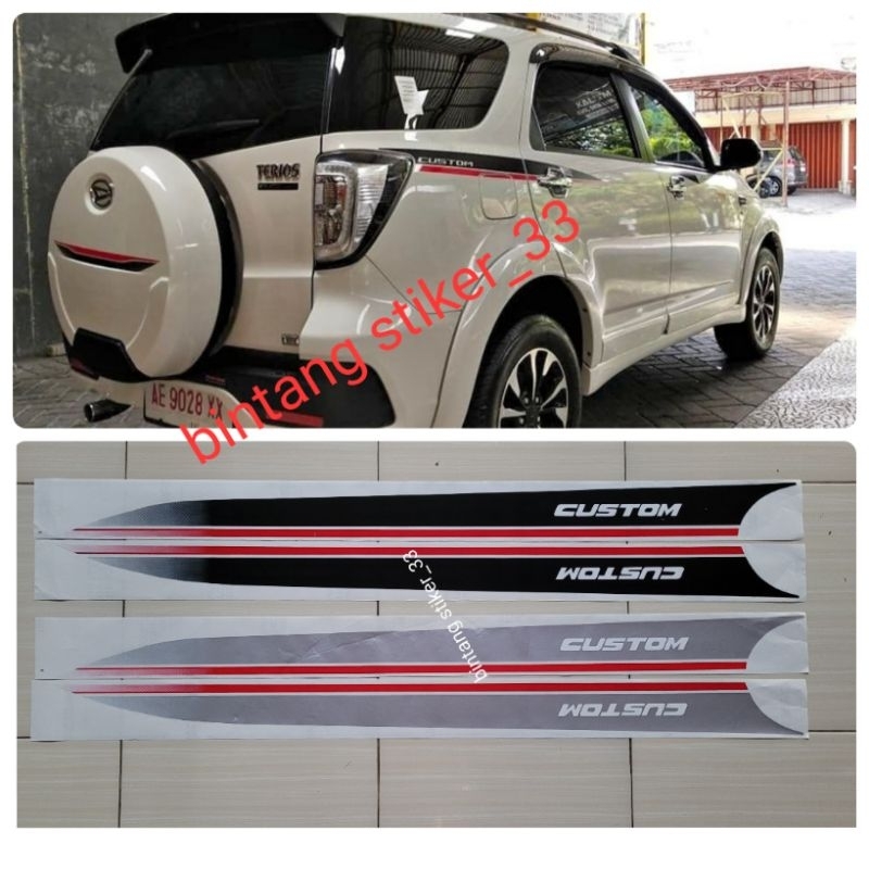 Jual Stiker custom/sticker custom terios/stiker custom terios | Shopee ...