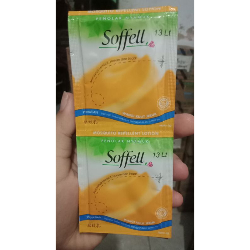 Jual Soffell Kuning Wangi Kulit Jeruk 1 Renteng isi 12 Sachet | Shopee ...