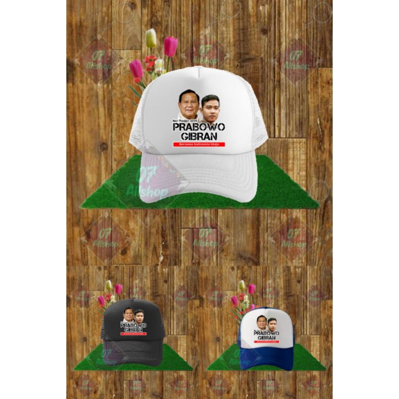 Jual Topi Jala Trucker Jaring Hat Cap Distro PRABOWO GIBRAN CAPRES ...