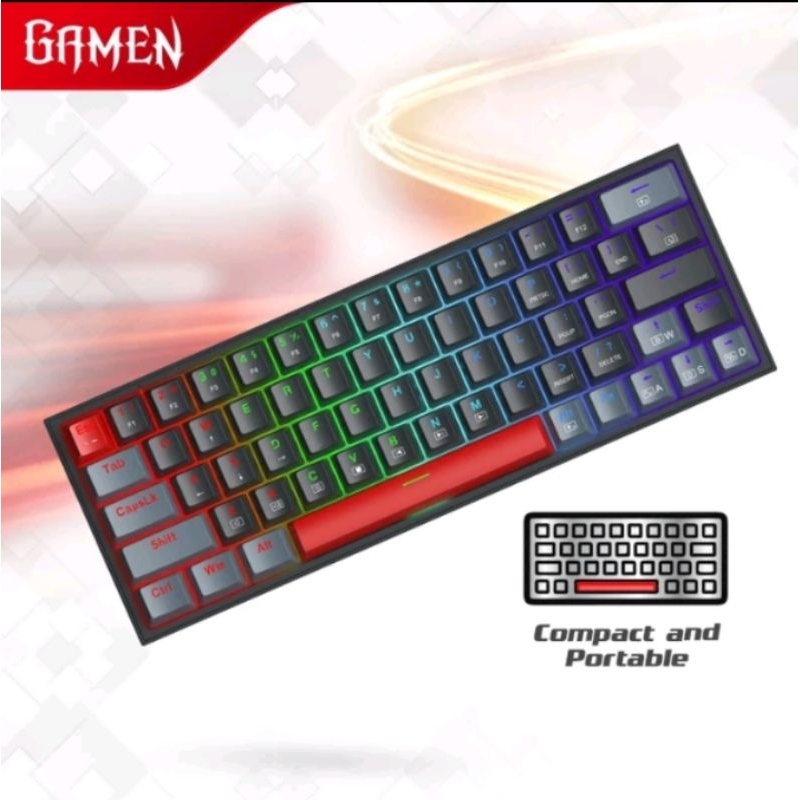 Jual Keyboard Gamen Titan V Compact RGB Mechanical Keyboard Blue Switch ...