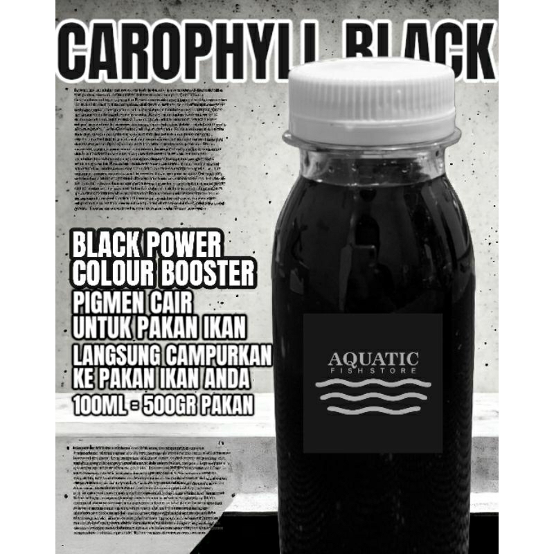 Jual Carophyll Black Pigmen Colour Booster Liquid Campuran Pelet Udang ...