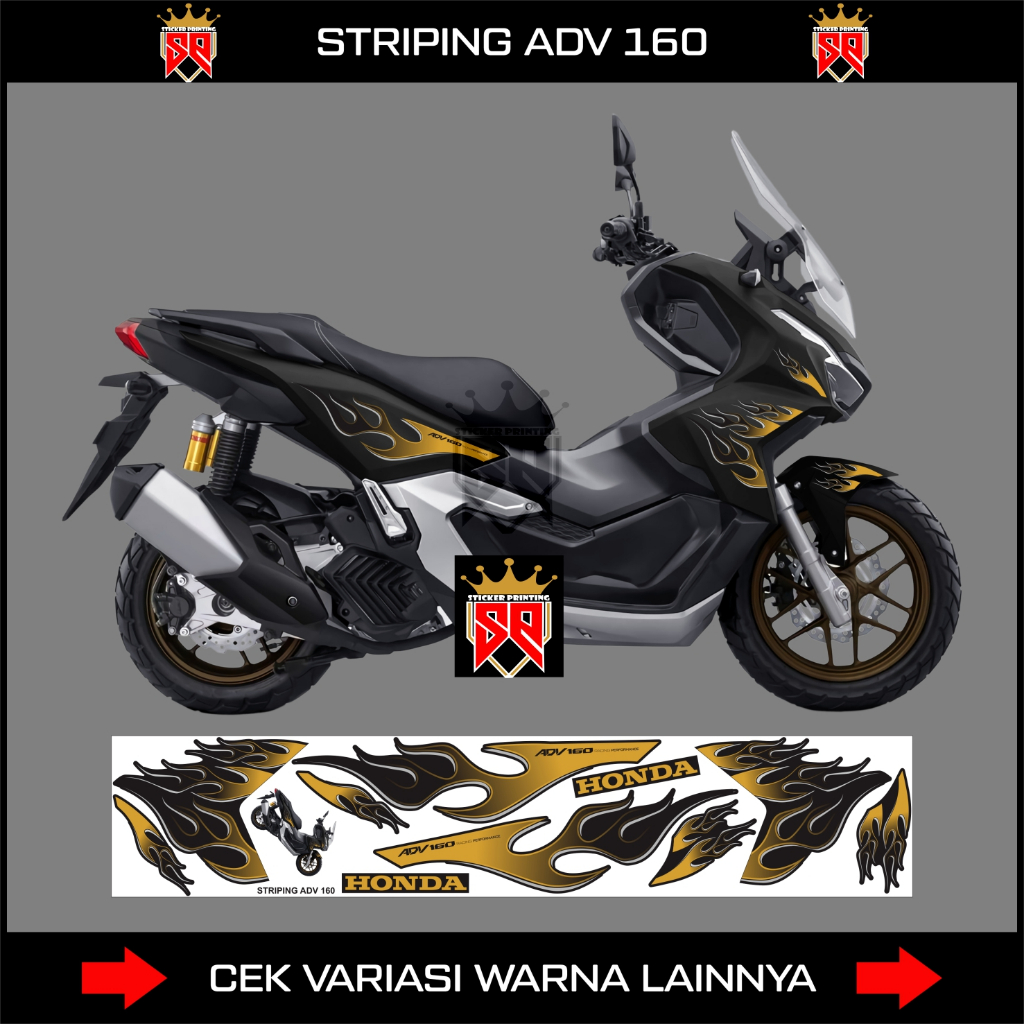 Jual DECAL STRIPING HONDA ADV 160 / STICKER LIST BODY ADV 160 | Shopee ...