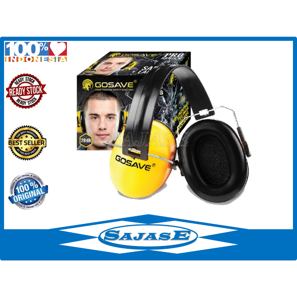 Jual Earmuff Safety Gosave Pro Series Pelindung Telinga GoSave Safety ...