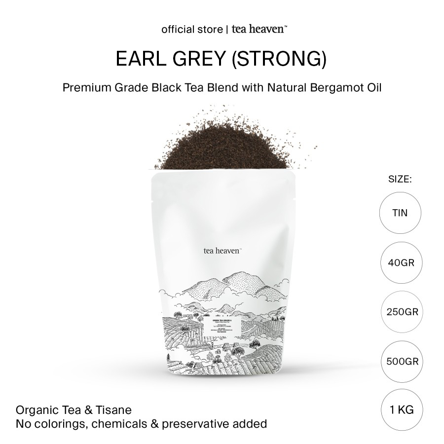 Jual Tea Heaven Earl Grey Strong Black Tea | Shopee Indonesia