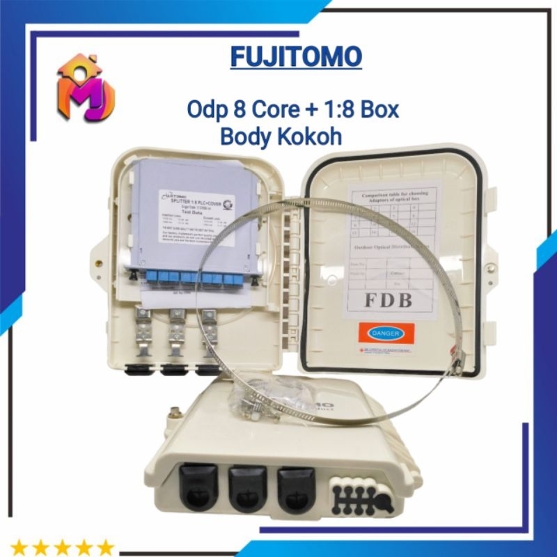 Jual ODP 8 Core Lengkap + 1:8 Box Fujitomo Bodi Lebih Kokoh | Shopee ...