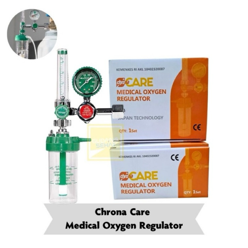 Jual CHRONA CARE - Regulator Tabung Oksigen Medical / Medical Regulator ...