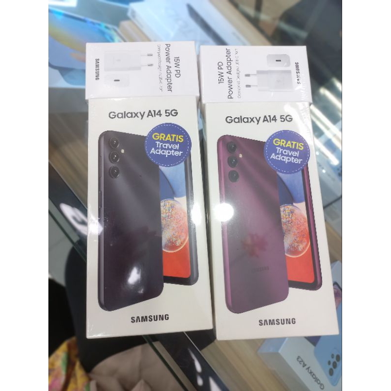 Jual SAMSUNG A14 5G 6/128 + ADAPTER 15WATT | Shopee Indonesia