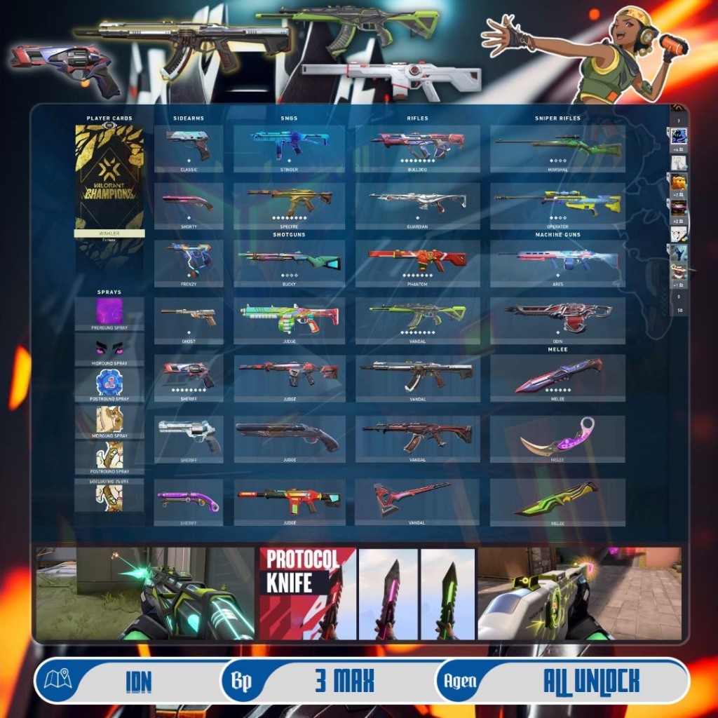 Jual akun valorant skin lengkap iron | Shopee Indonesia