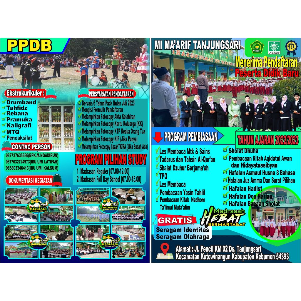 Jual BROSUR PPDB SMK/MTS/SMP/MI/SD | Shopee Indonesia