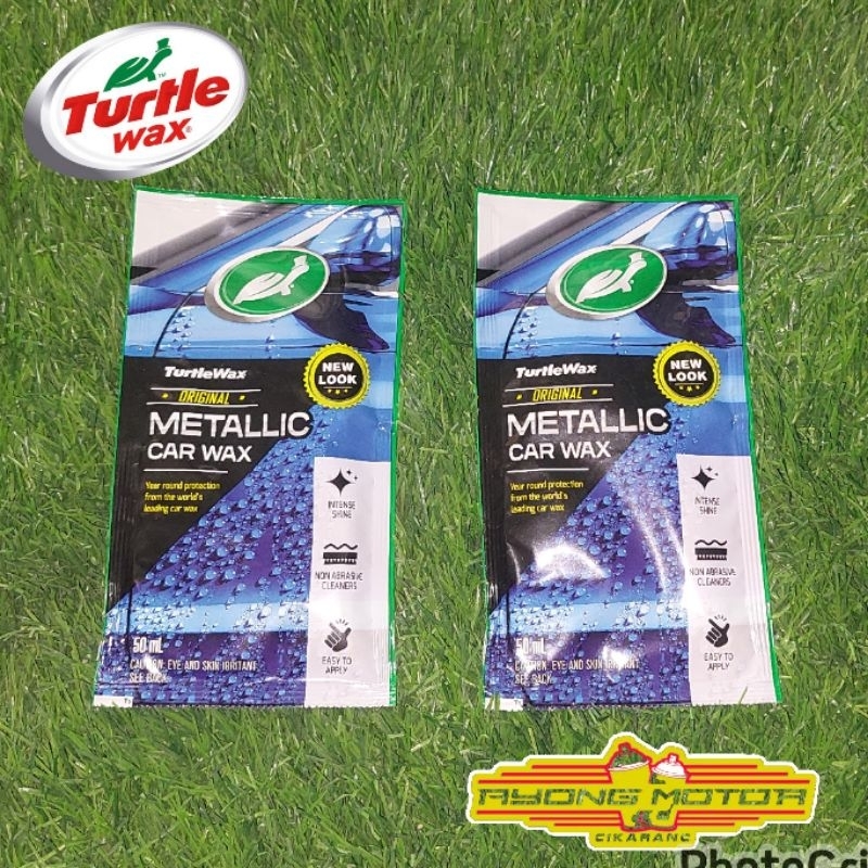 Jual Turtle Wax Metallic Car Wax Liquid Sachet 50mL (Buat Moles ...