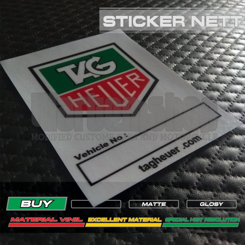 Jual Sticker Nett Tempel Dalem Windshield TAG HEUER | Shopee Indonesia