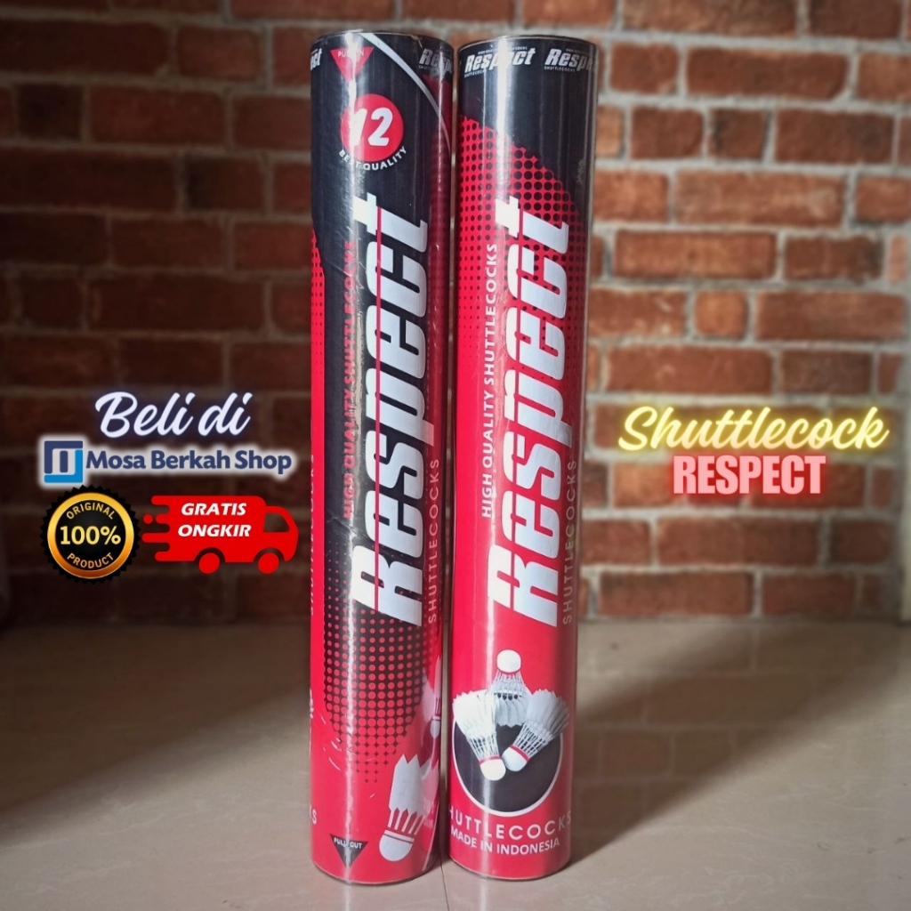 Jual Shuttlecock RESPECT kok Respect kok awet dan stabil bulu angsa 78 ...