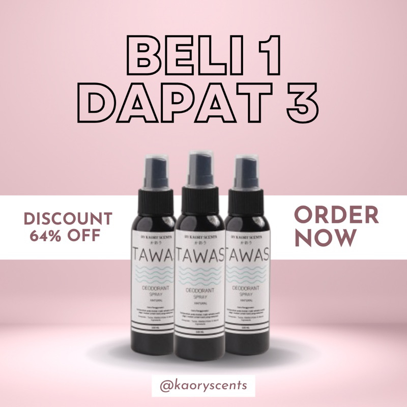 Jual Tawas Deodorant Tawas Spray Kaory Natural Deo Fresh 100 ML ...