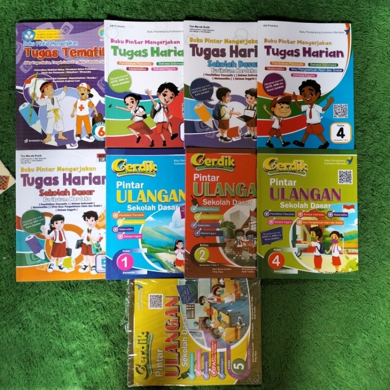 Jual Original Buku Pintar Mengerjakan Tugas Tematik Harian Cerdik