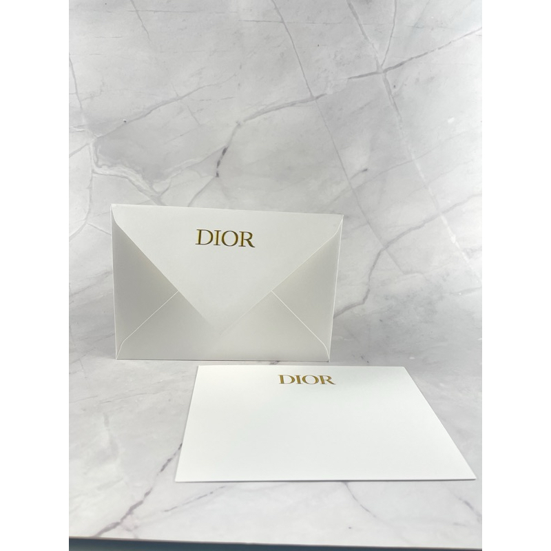 Jual GREETING CARDS / GIFT CARD NOTES WITH ENVELOPE — Christian Dior ...