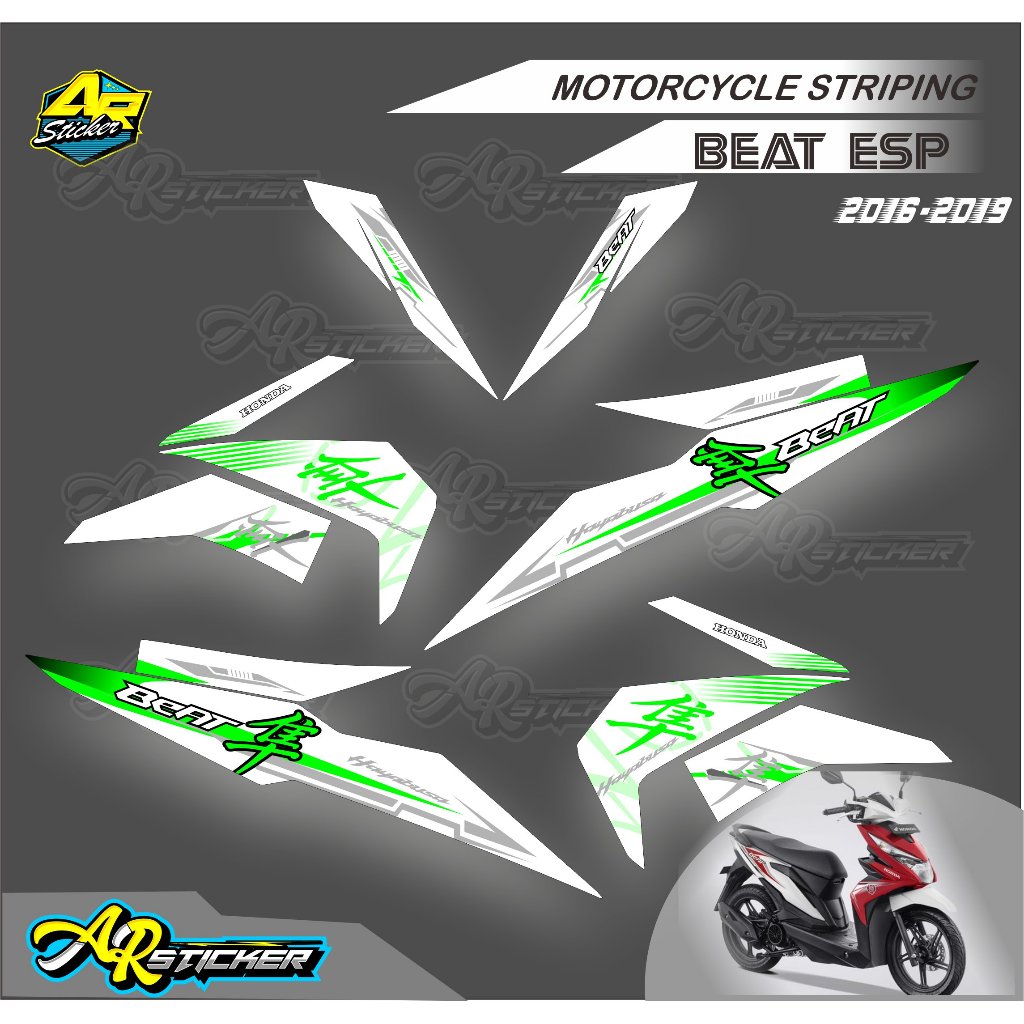 Jual striping beat esp hayabusa / striping beat esp / striping beat esp ...