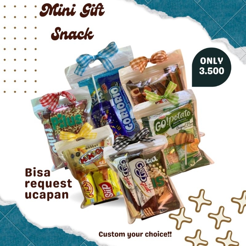 Jual (READY STOK) MINI GIFT KADO WISUDA SNACK ULTAH KADO SEMPRO KADO ...