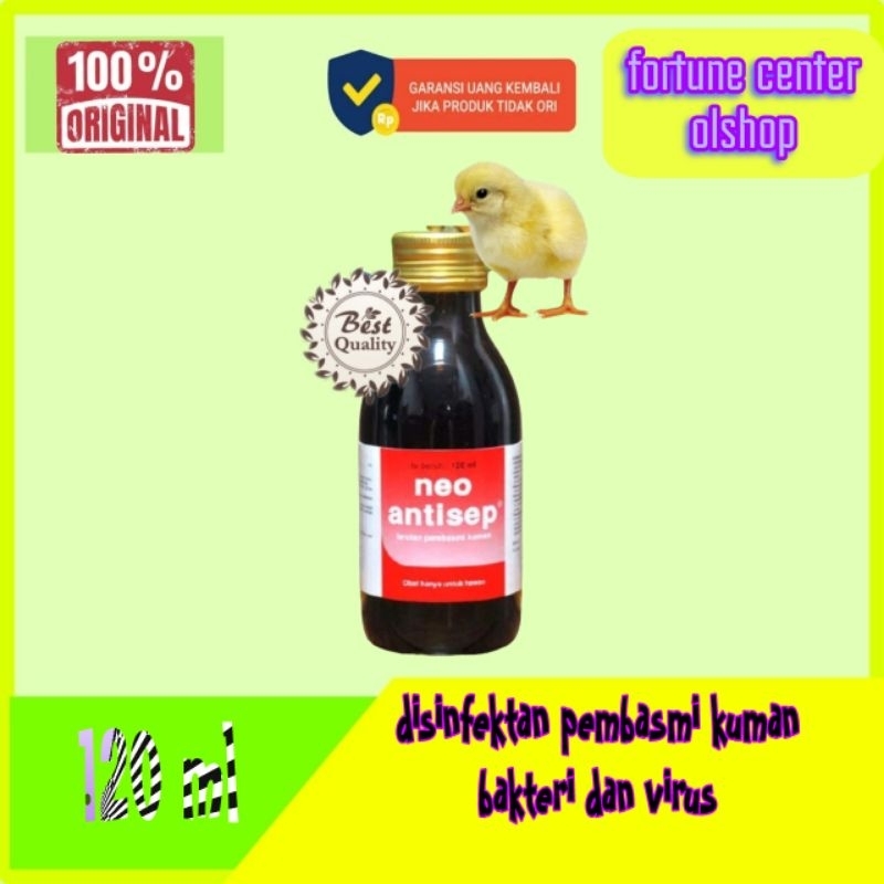 Jual NEO ANTISEP 120 ML DISINFEKTAN PEMBASMI PENYAKIT KUMAN BAKTERI ...