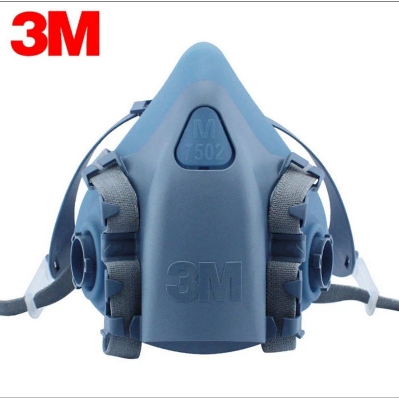 Jual Masker Kimia 3m Half Respirator Double Catried/Masker 3m 7502 Half ...