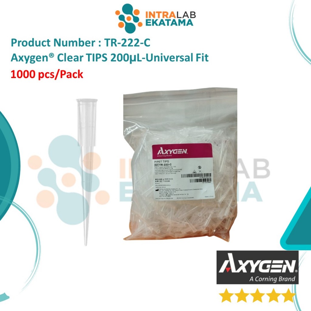 Jual TR-222-C Clear Tips 200Ul, Universal Fit, 1000 Pcs/Pack | Shopee ...