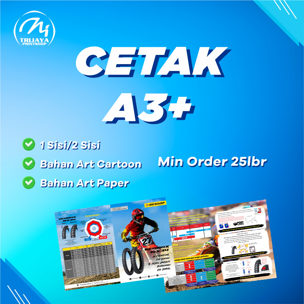 Jual CETAK A3+ ART CARTOON ART PAPER KERTAS CETAK OFFSET HIGH ...