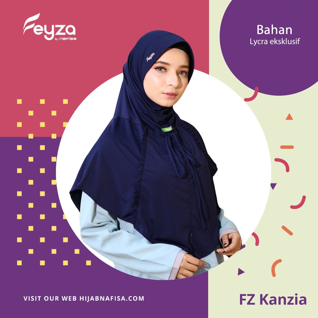 Jual Feyza Kanzia - Hijab Instan Remaja RempelTali Depan | Shopee Indonesia