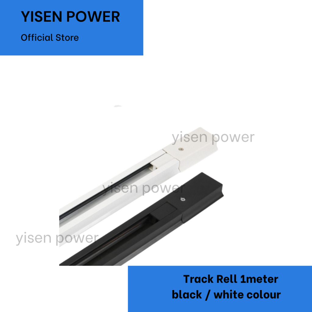 Jual Rel Track 1M Lamp Rail REL LAMPU Tracklight LED TRACK REL | Shopee ...