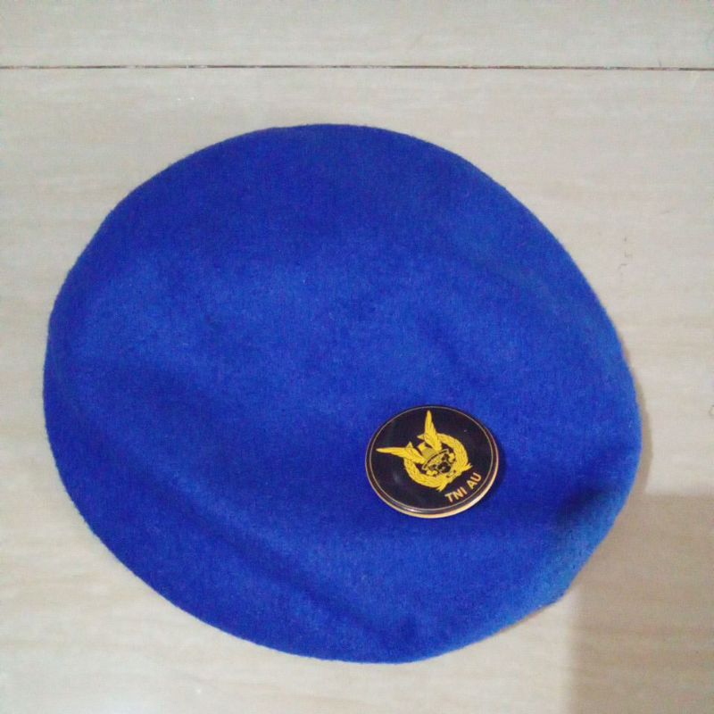 Jual Topi Baret warna biru TNI-AU untuk anak | Shopee Indonesia