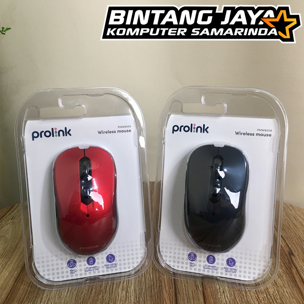 Jual Mouse Wireless Optical Prolink PMW6009 6 Buttons 800/1200/1600 DPI ...