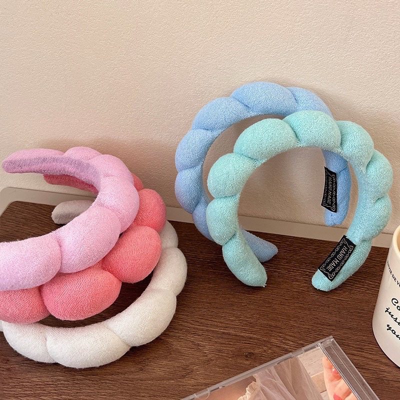 Jual Shellie Korean Fluffy Head Band / Bando Korea Bulat Metalic ...