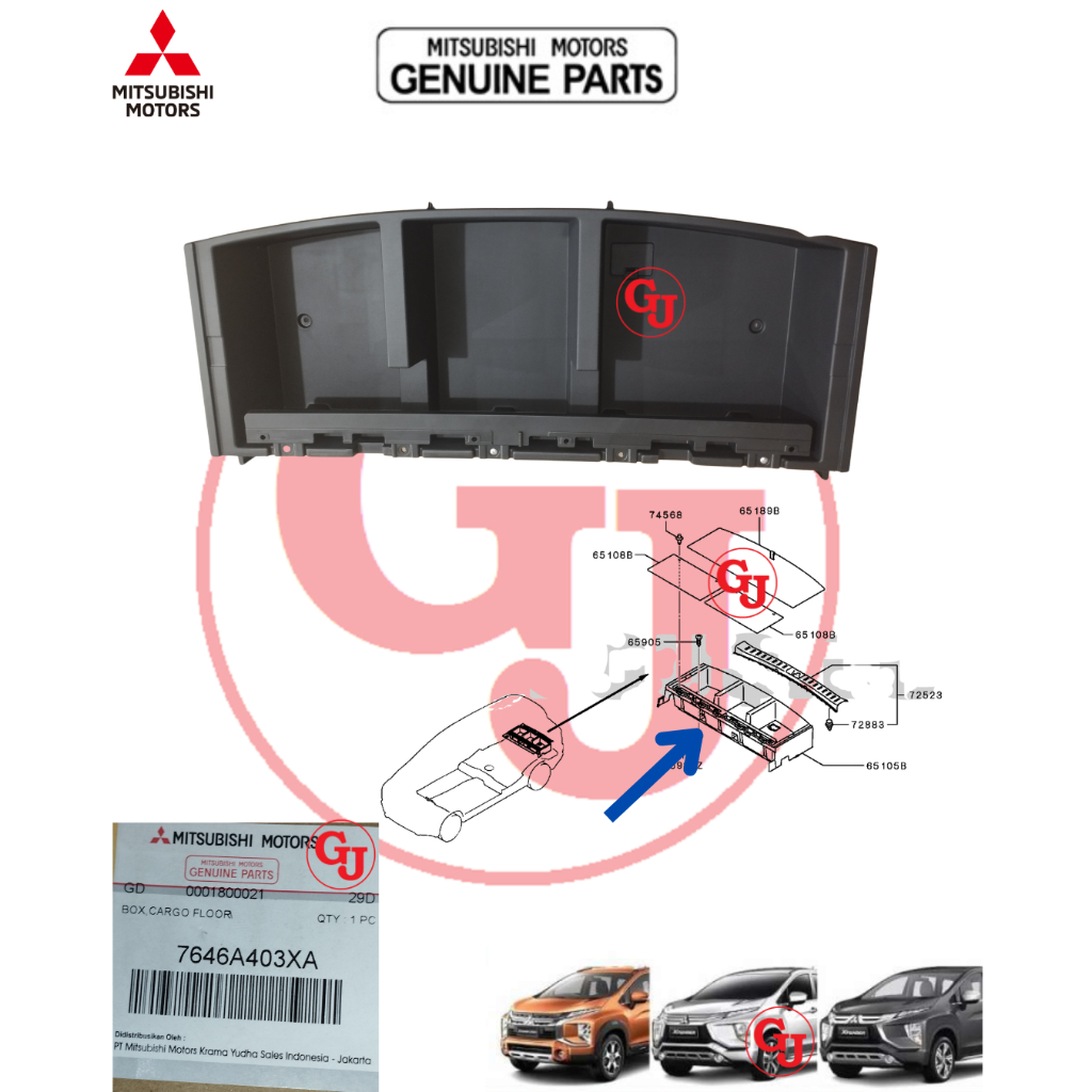 Jual BOX CARGO MITSUBISHI XPANDER 7646A403XA | Shopee Indonesia