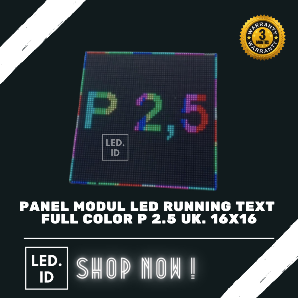 Jual Panel Modul P2,5 SMD RGB Videotron Indoor Flexsible | Shopee Indonesia