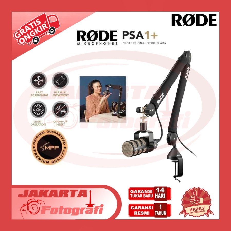 Jual Rode PSA1+ Pro Studio Boom/Arm | Shopee Indonesia