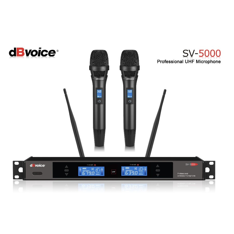 Jual MIC WIRELESS DB VOICE SV 5000 / SV5000 ORIGINAL DBVOICE | Shopee ...