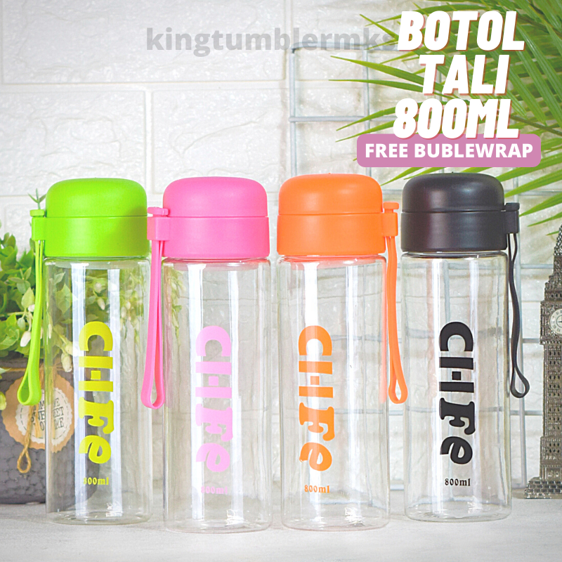 Jual Botol Minum Plastik "CI-IFE"i Botol Minum Transparan I Botol ...