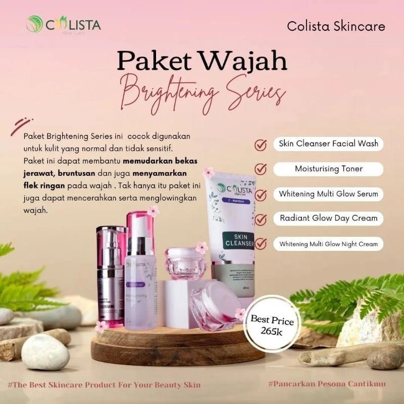 Jual Paket Brightening Series Colista Skincare | Shopee Indonesia