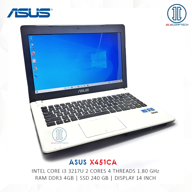 Jual Laptop ASUS X451CA Intel Core i3 ram 4gb ssd 240gb layar 14 inch | Shopee Indonesia
