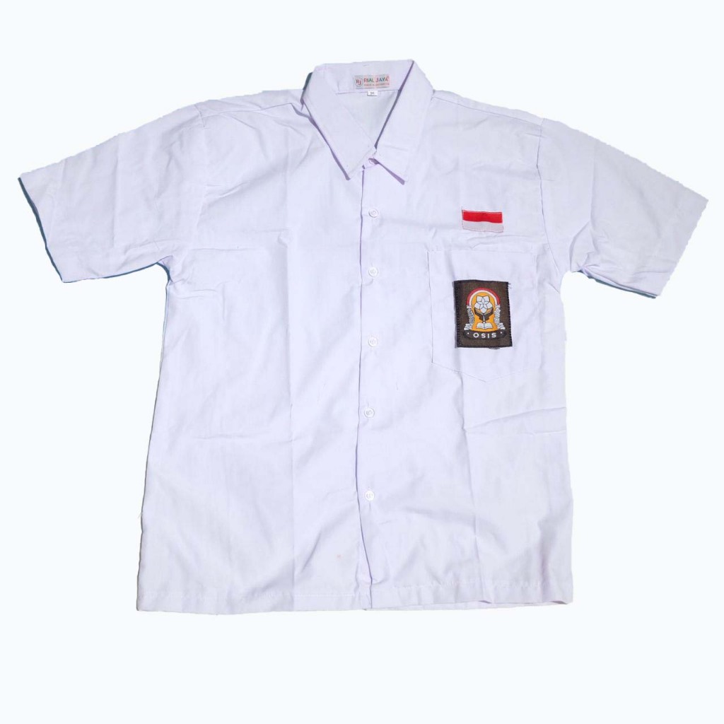 Jual Kemeja Putih SMA PENDEK | BAJU PUTIH SMA | SERAGAM SEKOLAH ...
