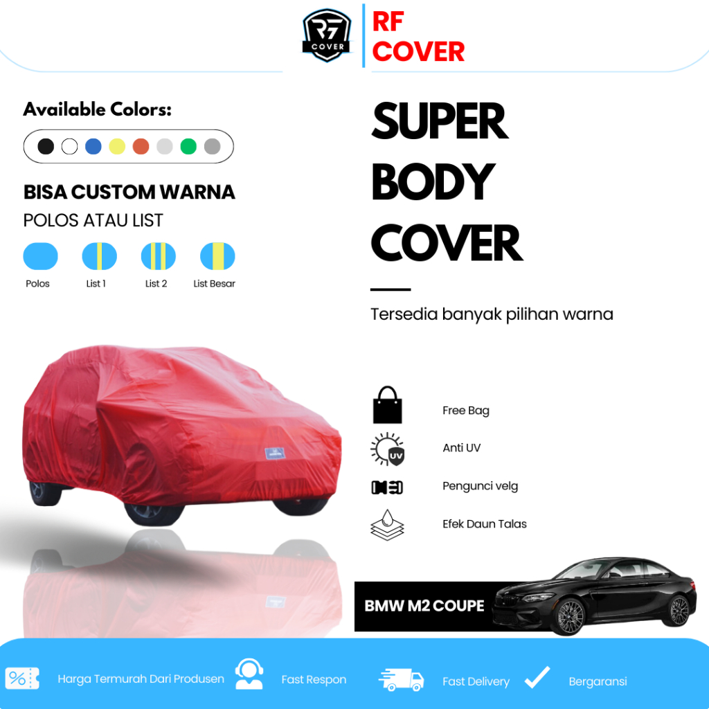 Jual Cover Mobil BMW M2 COUPE Sarung Mobil Body Cover All New BMW M2 ...