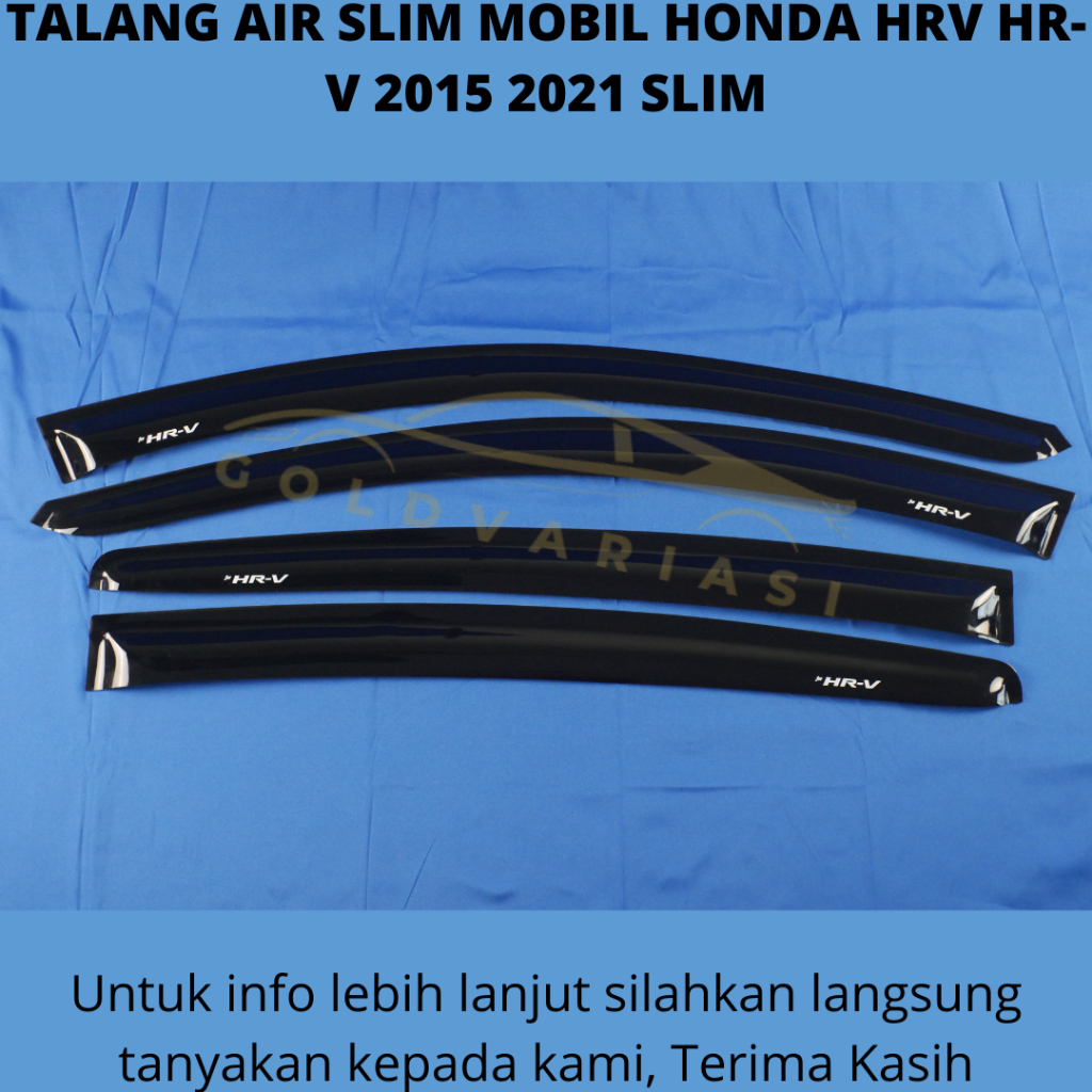 Jual Talang Air Slim Mobil Honda HRV HR-V 2015 2016 2017 2018 2019 2020 ...