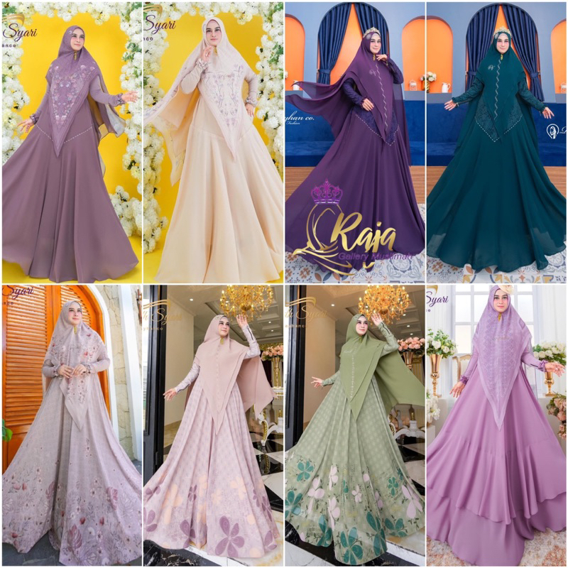 Jual GAMIS ALINA KHANZA ASYIQA FARFADH SYARI Raja Gallery Muslimah ...