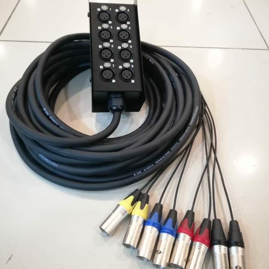 Jual kabel snake 8ch isi 8 panjang 12m original | Shopee Indonesia