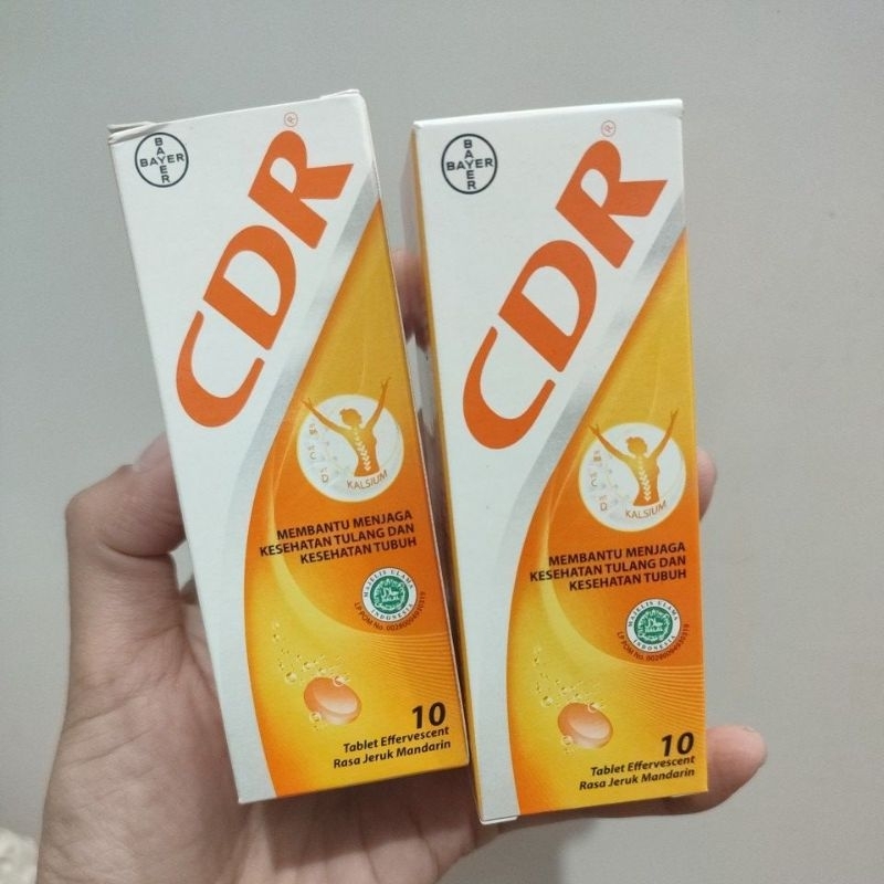Jual CDR Calcium 10 tablet effervescent tulang suplemen kalsium ibu ...