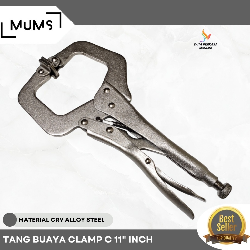 Jual DPM - C-Clamp Locking Plier 11" Inch Tang Buaya Catok Jepit Klem ...