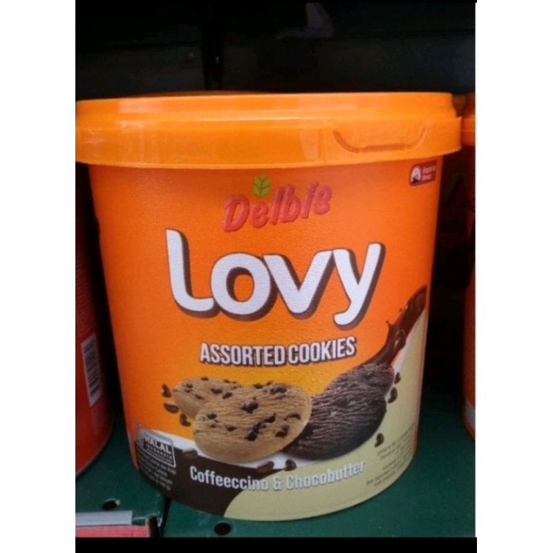 Jual Delbis Lovy Assorted cookies bucked 280gr-Kukis ember | Shopee ...