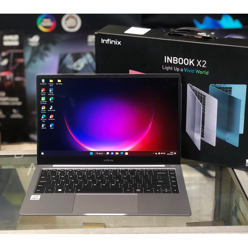 Jual infinix inbook X2 intel i3-1005G1 Ram 4Gb SSd 256Gb Fhd | Shopee ...