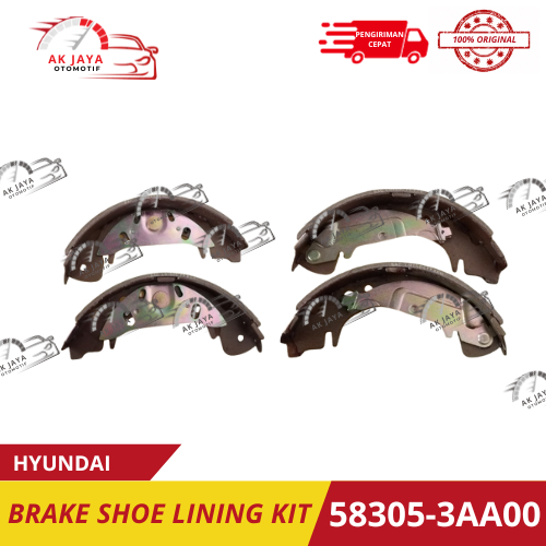 Jual BRAKE SHOE LINING KIT - HYUNDAI ( 58305-3AA00 ) | Shopee Indonesia