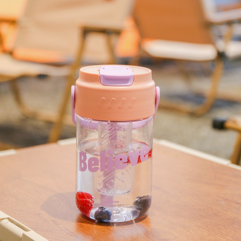 Jual Botol Minum Aesthetic 800 ML Infuser Dan Sedotan | Shopee Indonesia